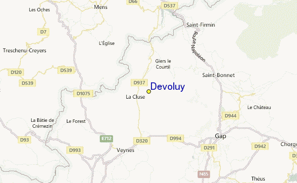 Guide de Station de Ski de Dévoluy, Carte & hébergement vacances de ski ...