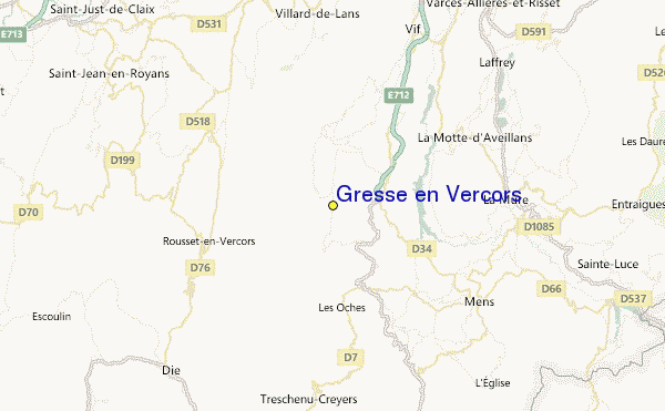 Guide de Station de Ski de Gresse en Vercors, Carte & hébergement ...