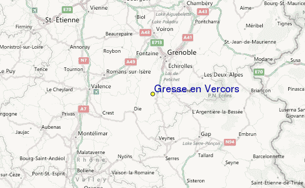 Guide de Station de Ski de Gresse en Vercors, Carte & hébergement ...