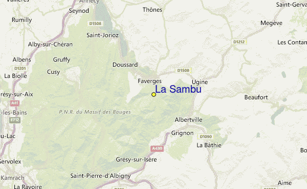 Guide de Station de Ski de La Sambu, Carte & hébergement vacances de ...