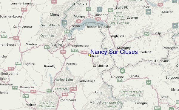 Guide de Station de Ski de Nancy Sur Cluses, Carte & hébergement ...