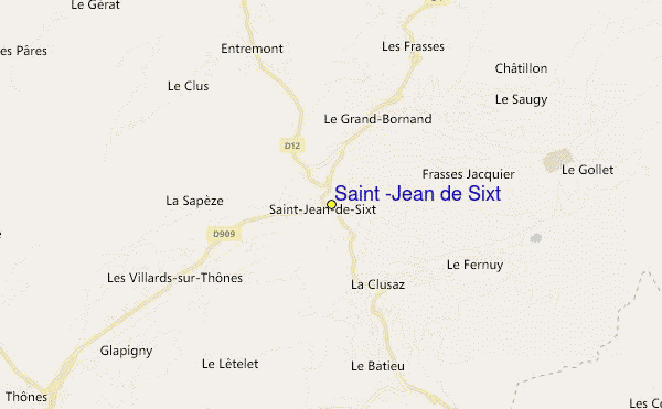 Guide de Station de Ski de Saint -Jean de Sixt, Carte & hébergement ...